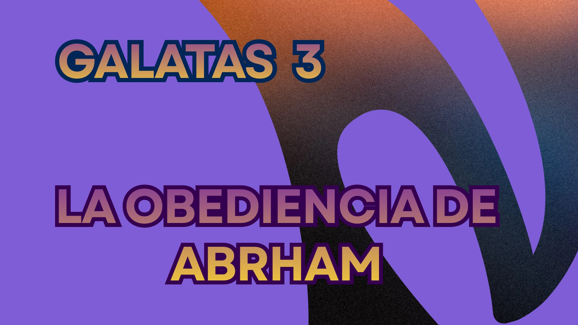 La Obediencia De Abrham - Fervent